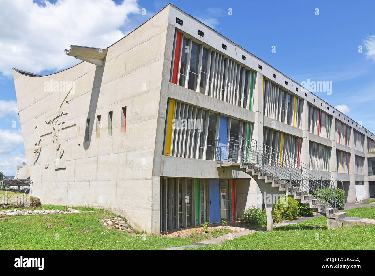 Maison de la Culture de Firminy, a Cultural Centre, part of the master ...