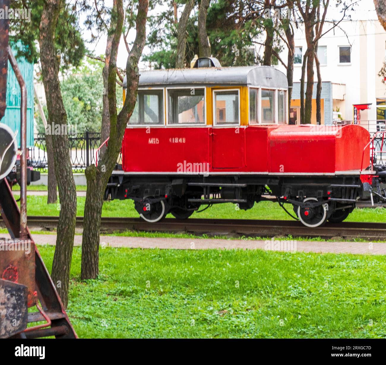 Shot of the vintage old train Stock Photo - Alamy