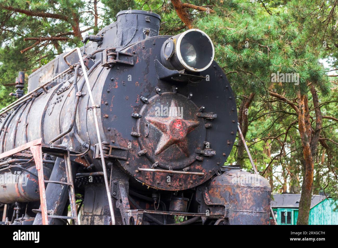 Shot of the vintage old train Stock Photo - Alamy
