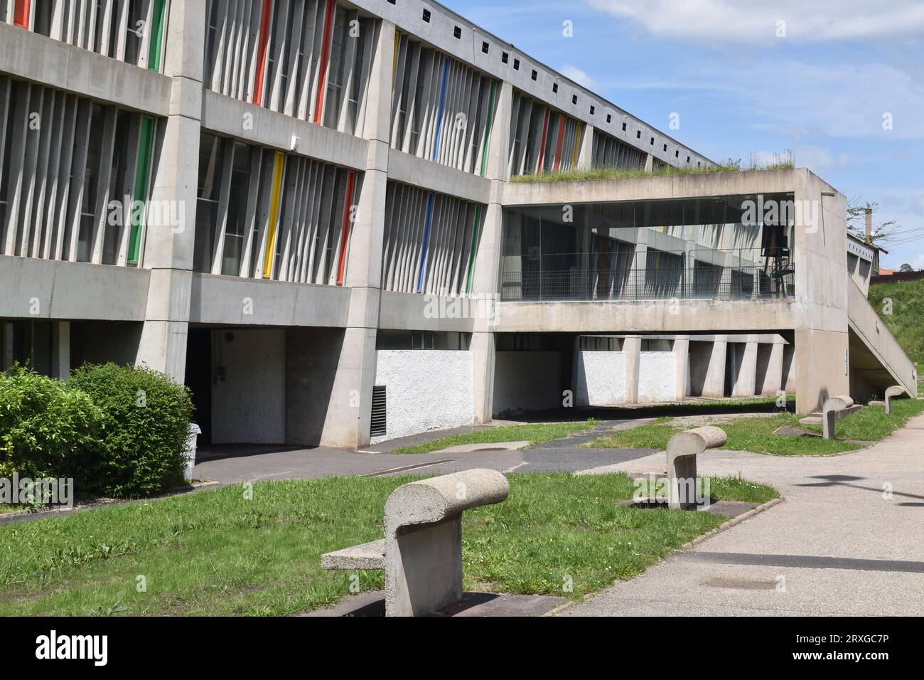 Maison de la Culture de Firminy, a Cultural Centre, part of the master ...