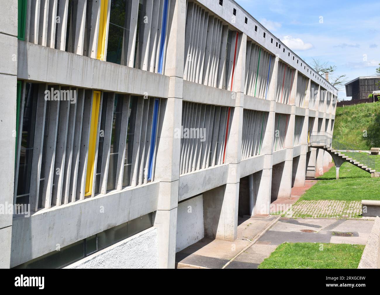 Maison de la Culture de Firminy, a Cultural Centre, part of the master ...