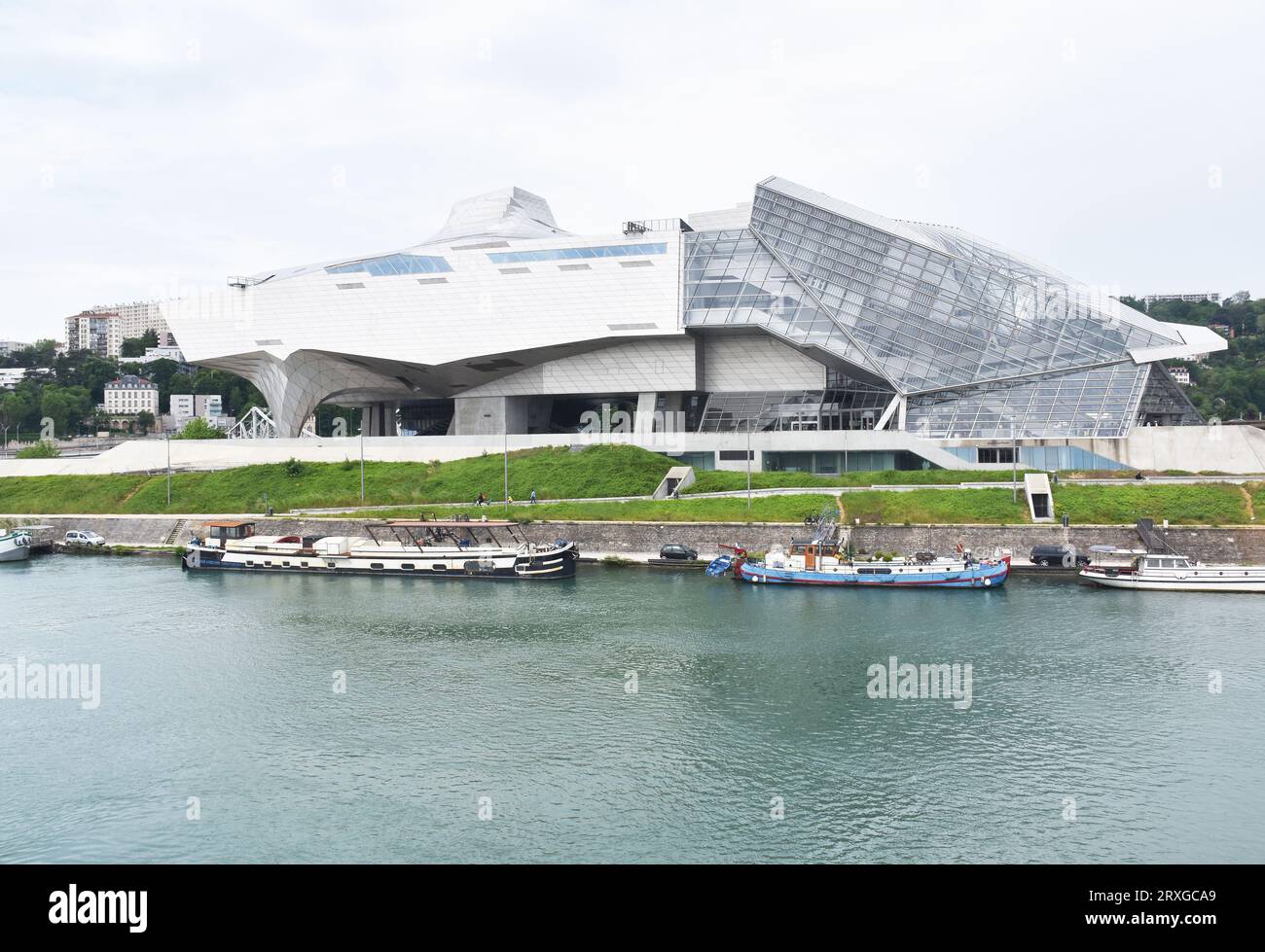Musée des Confluences, Lyon, France, Deconstructivist style museum clad ...
