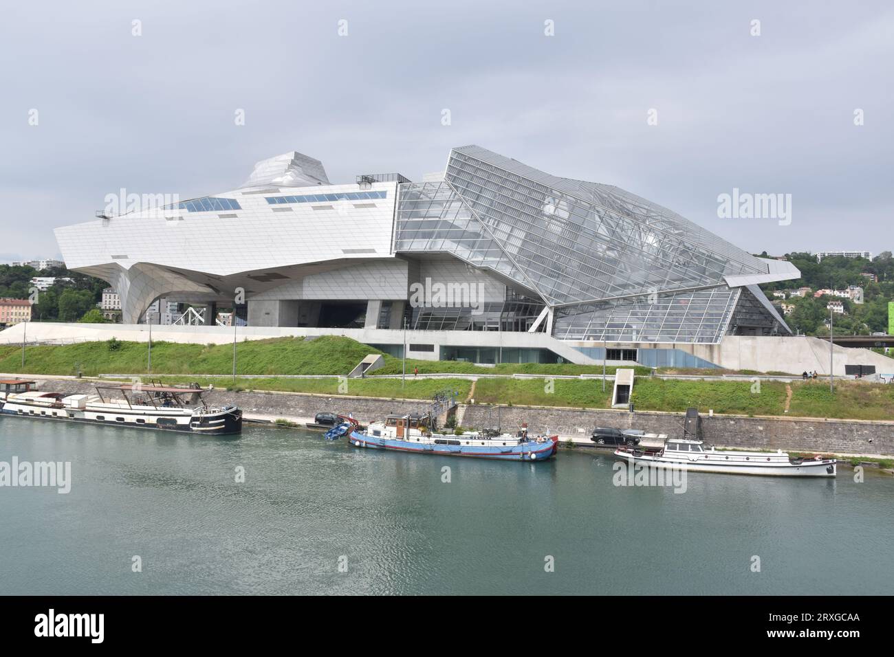 Musée des Confluences, Lyon, France, Deconstructivist style museum clad ...