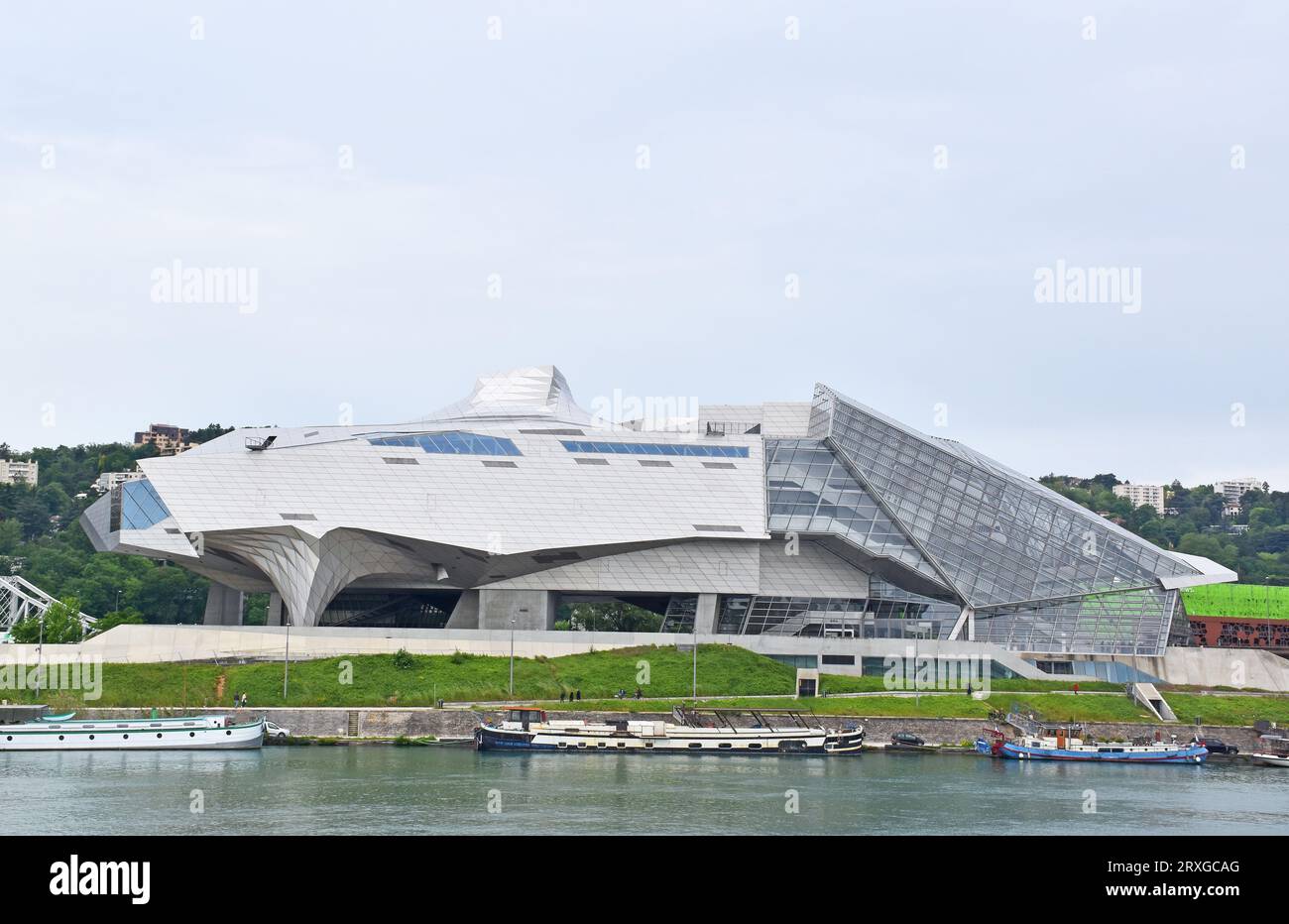 Musée des Confluences, Lyon, France, Deconstructivist style museum clad ...
