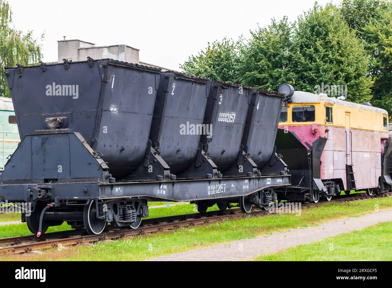 Old cargo train hi-res stock photography and images - Alamy