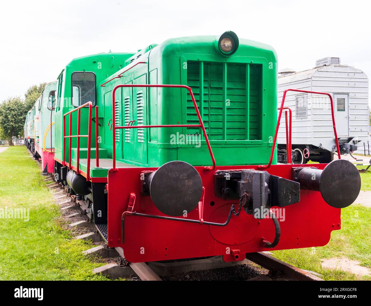 Shot of the vintage old locomotive Stock Photo - Alamy