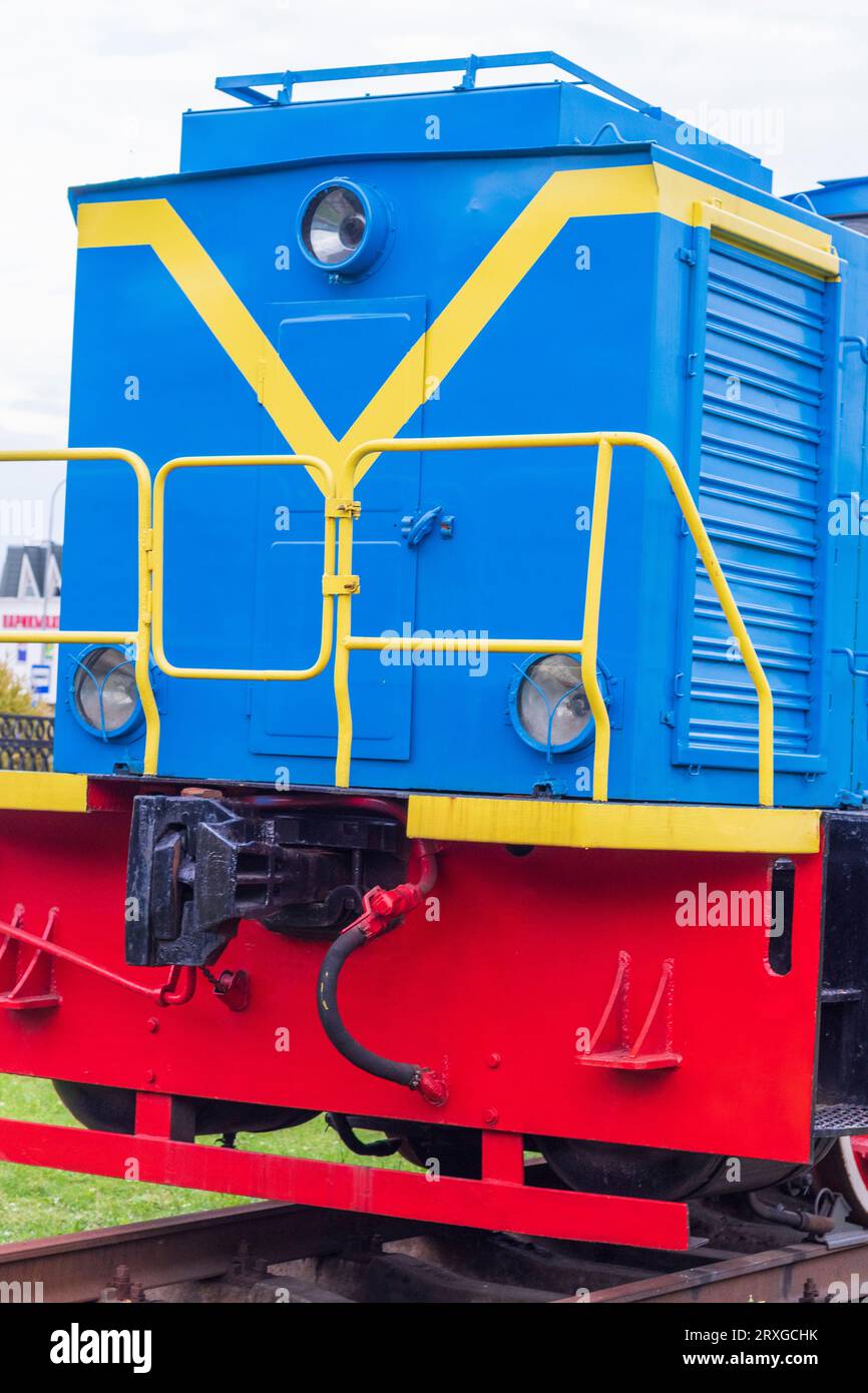 Shot of the vintage old locomotive Stock Photo - Alamy