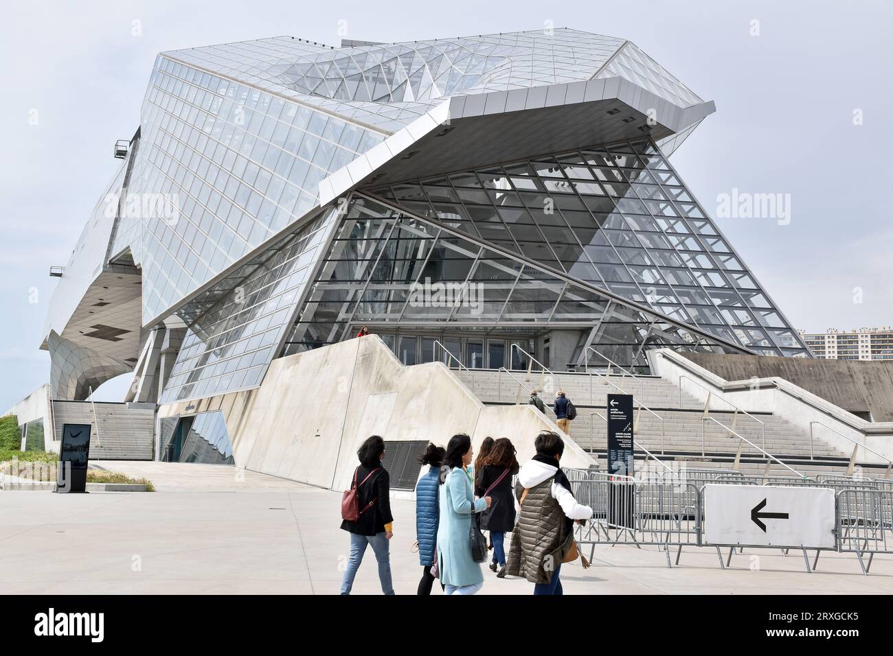 Musée des Confluences, Lyon, France, Deconstructivist style museum clad ...