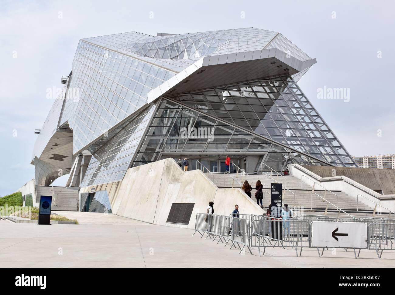 Musée des Confluences, Lyon, France, Deconstructivist style museum clad ...