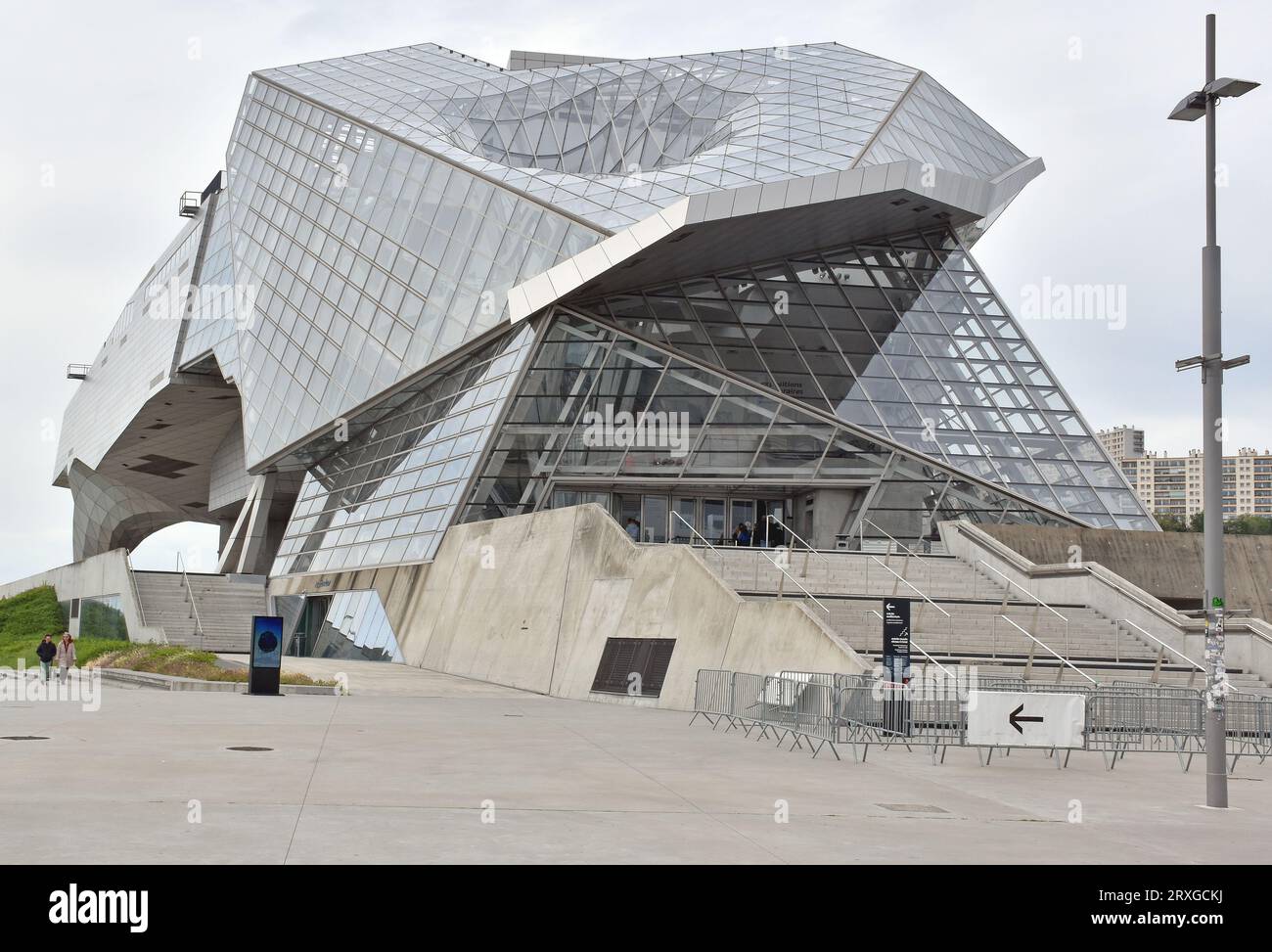 Musée des Confluences, Lyon, France, Deconstructivist style museum clad ...