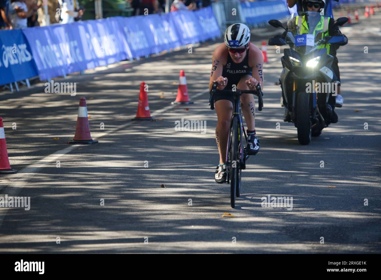 Pontevedra, Spain, 24th September, 2023: British triathlete, Jessica ...