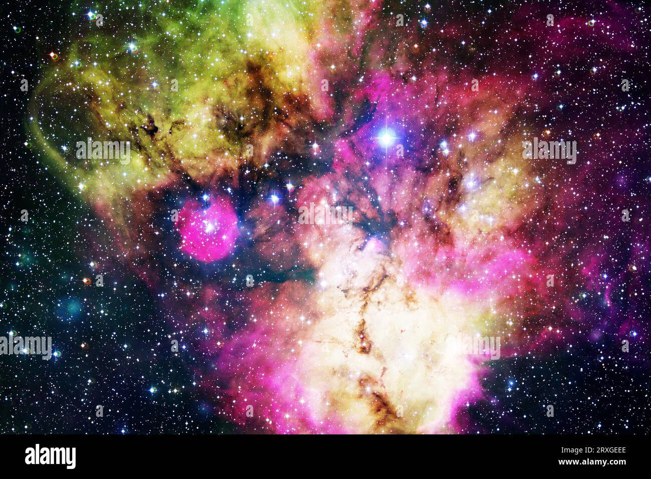 Starfield explosion hi-res stock photography and images - Alamy