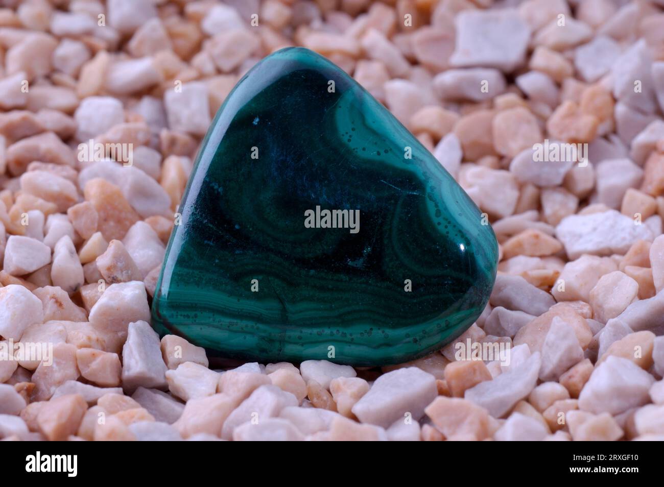 Malachite, healing stone, gemstone, studio, esotericism Stock Photo - Alamy