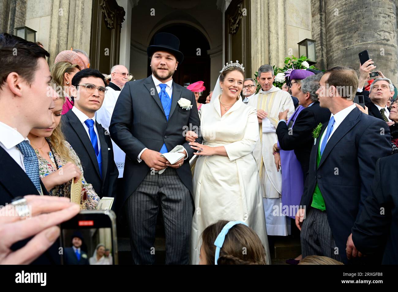 Maria Teresita Prinzessin von Sachsen und ihr Mann Graf Beryl Alexandre ...