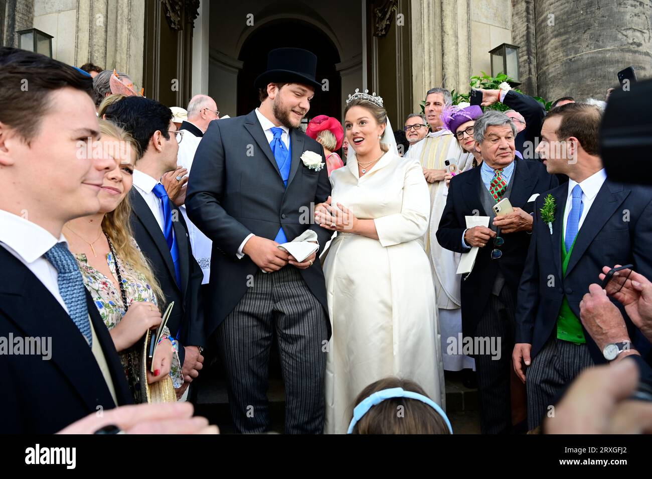 Maria Teresita Prinzessin von Sachsen und ihr Mann Graf Beryl Alexandre ...