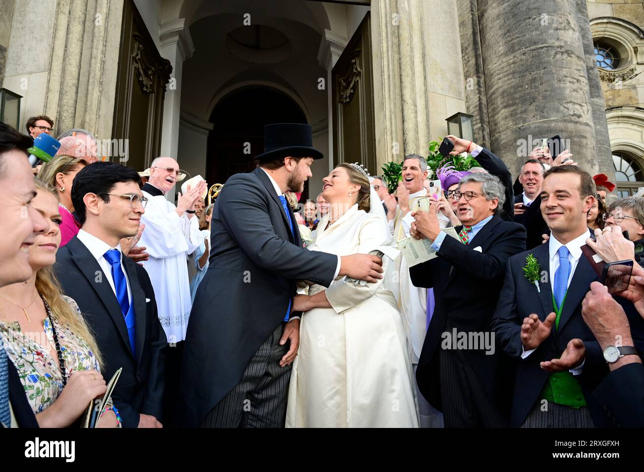 Maria Teresita Prinzessin von Sachsen und ihr Mann Graf Beryl Alexandre ...