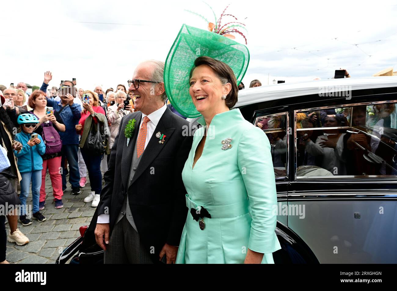 Alexander Prinz von Sachsen Herzog zu Sachsen und Gisela Prinzessin von ...