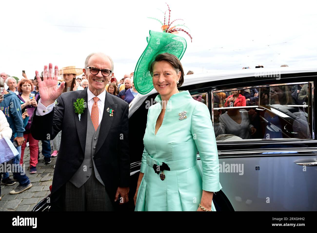 Alexander Prinz von Sachsen Herzog zu Sachsen und Gisela Prinzessin von ...