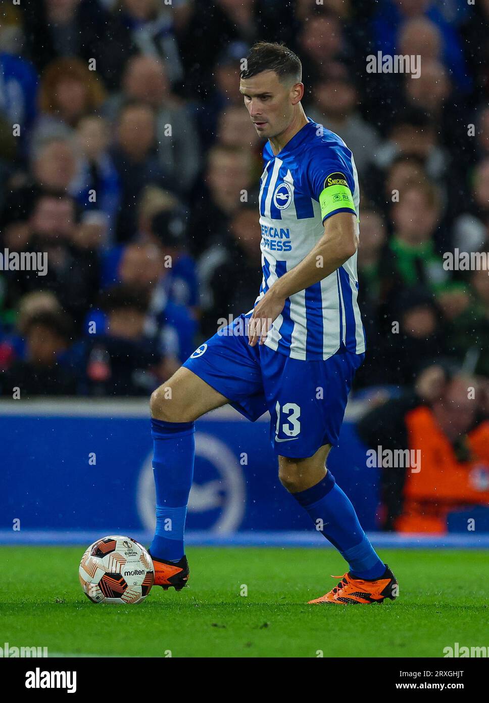 Brighton and Hove Albion's Pascal Gross in action during the UEFA ...