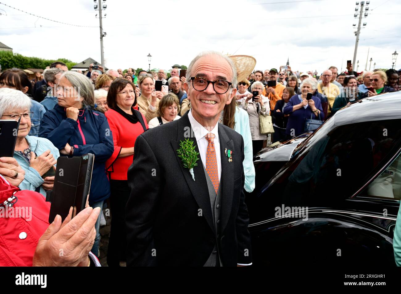 Alexander Prinz von Sachsen Herzog zu Sachsen bei der Ankunft zur ...