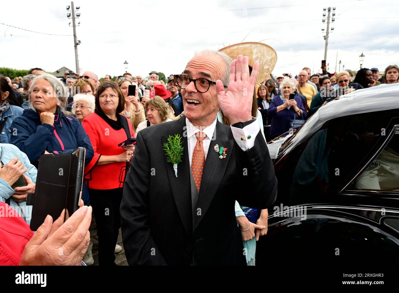 Alexander Prinz von Sachsen Herzog zu Sachsen bei der Ankunft zur ...