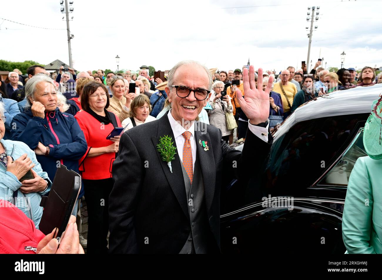 Alexander Prinz von Sachsen Herzog zu Sachsen bei der Ankunft zur ...