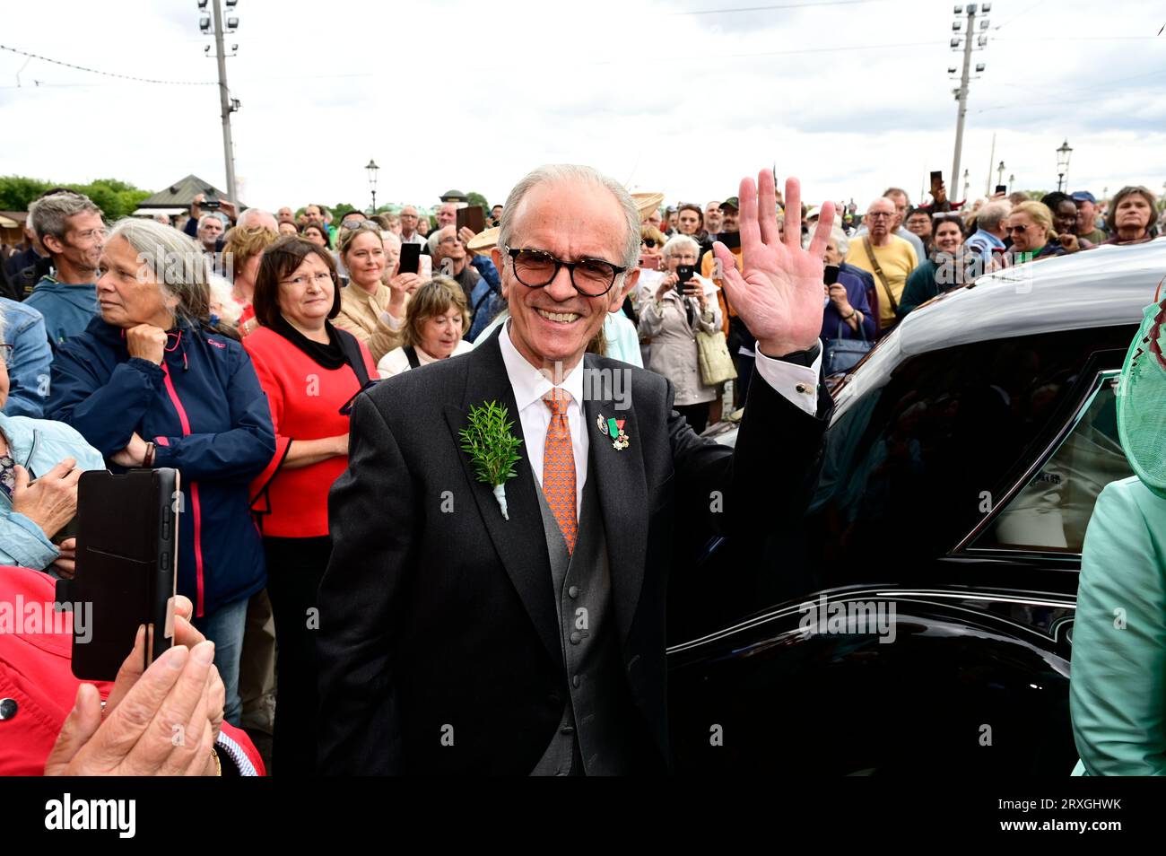 Alexander Prinz von Sachsen Herzog zu Sachsen bei der Ankunft zur ...