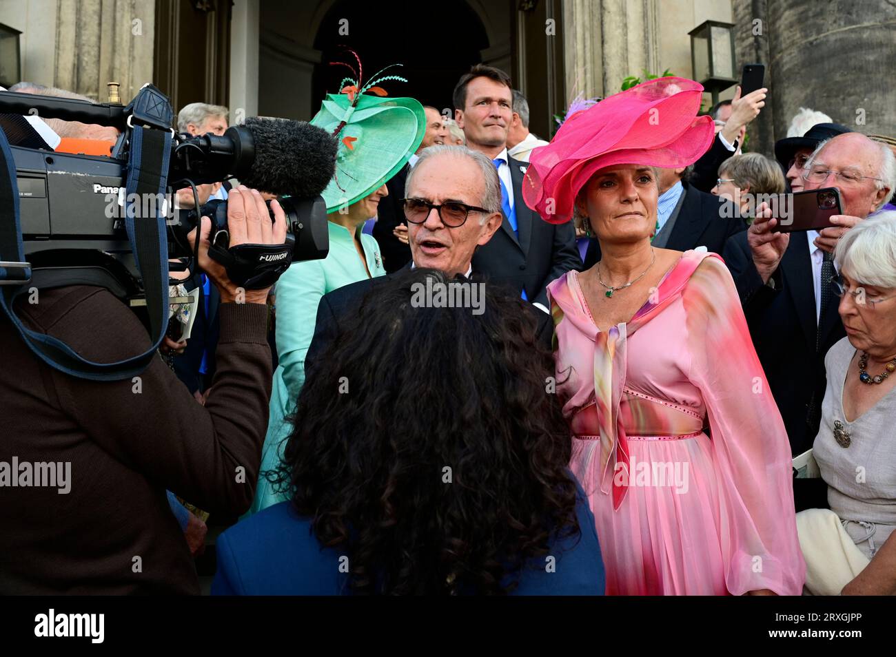 Alexander Prinz von Sachsen Herzog zu Sachsen und Ewa de Saporta nach ...