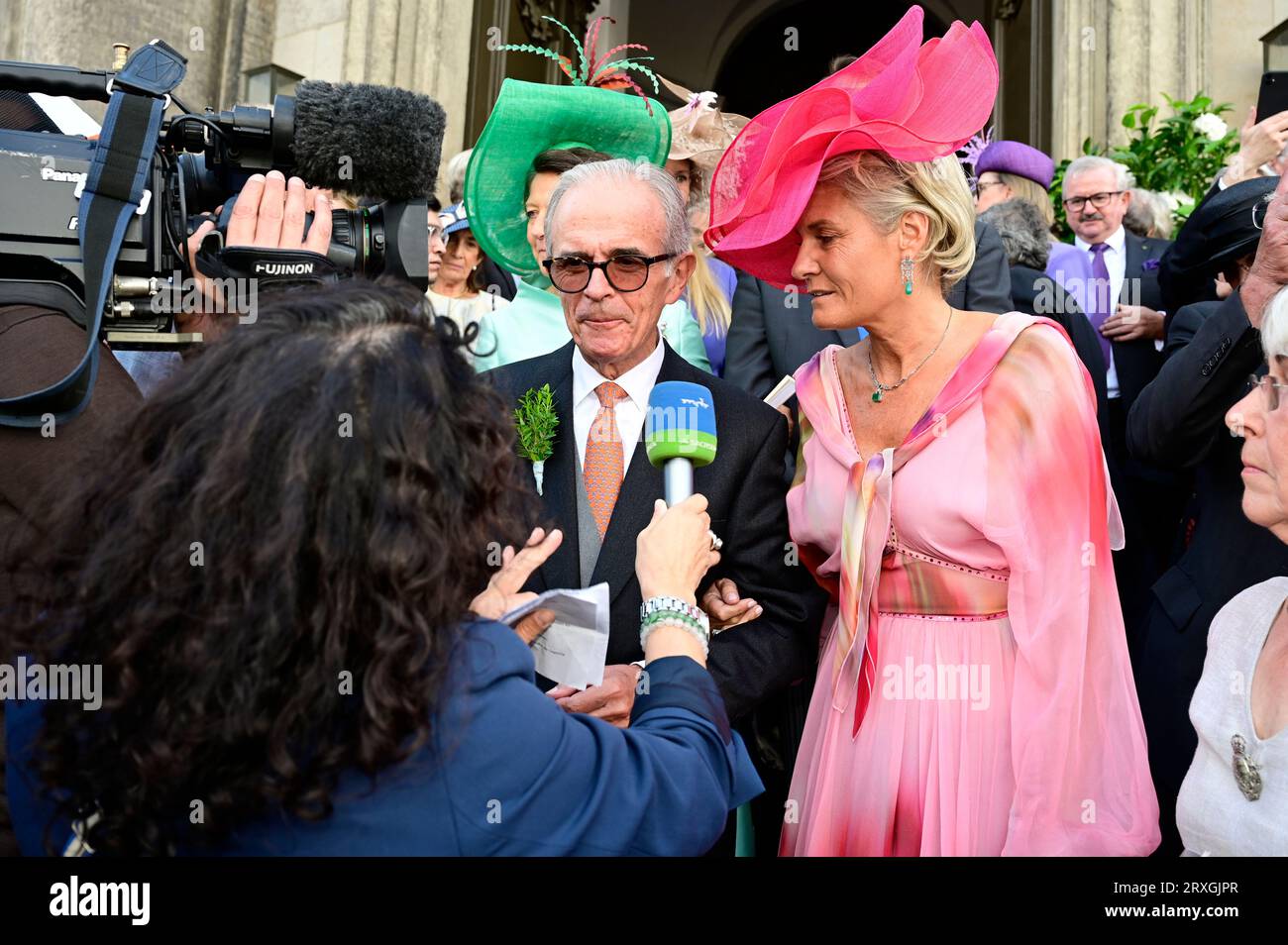 Alexander Prinz von Sachsen Herzog zu Sachsen und Ewa de Saporta nach ...