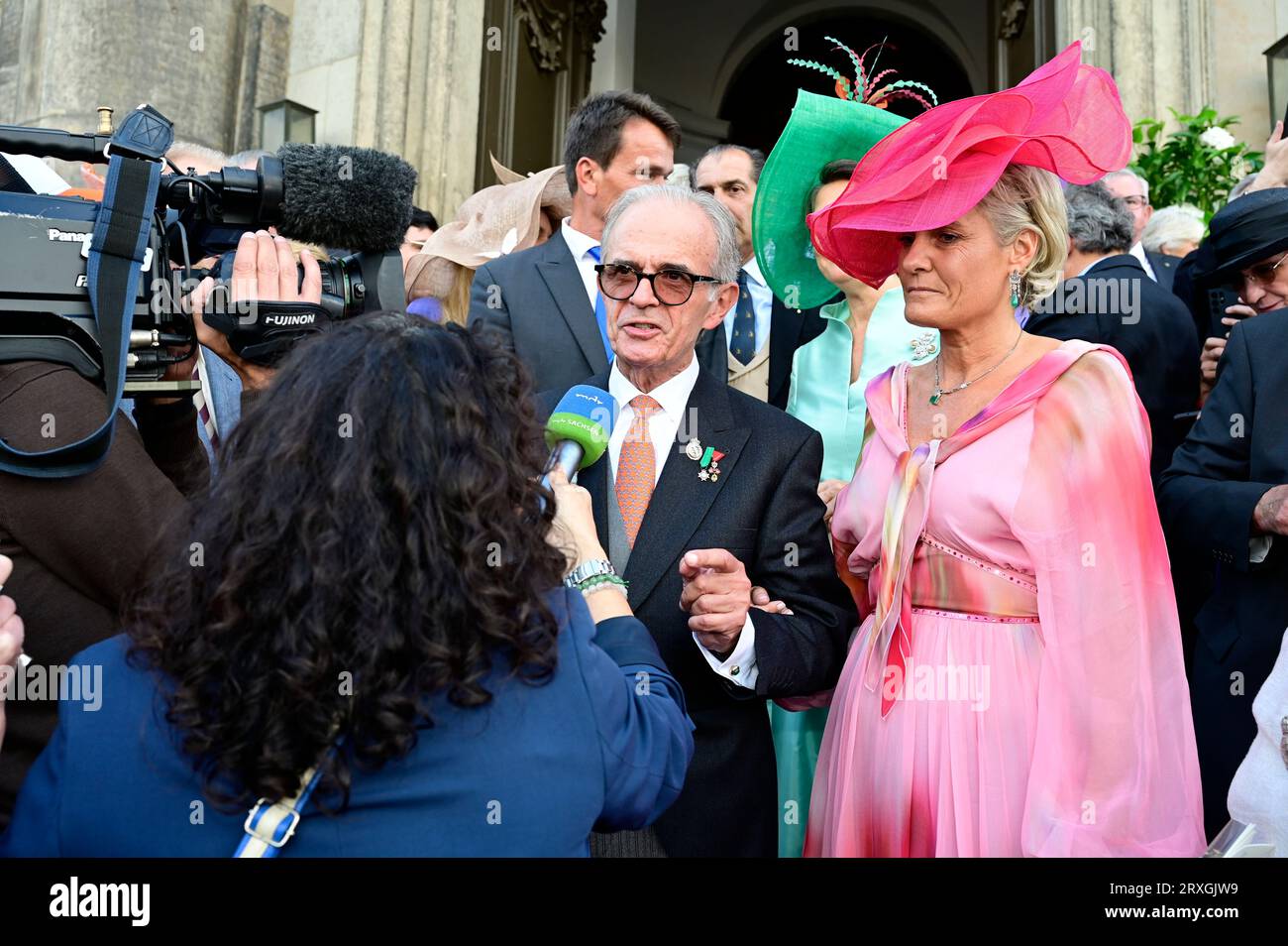 Alexander Prinz von Sachsen Herzog zu Sachsen und Ewa de Saporta nach ...