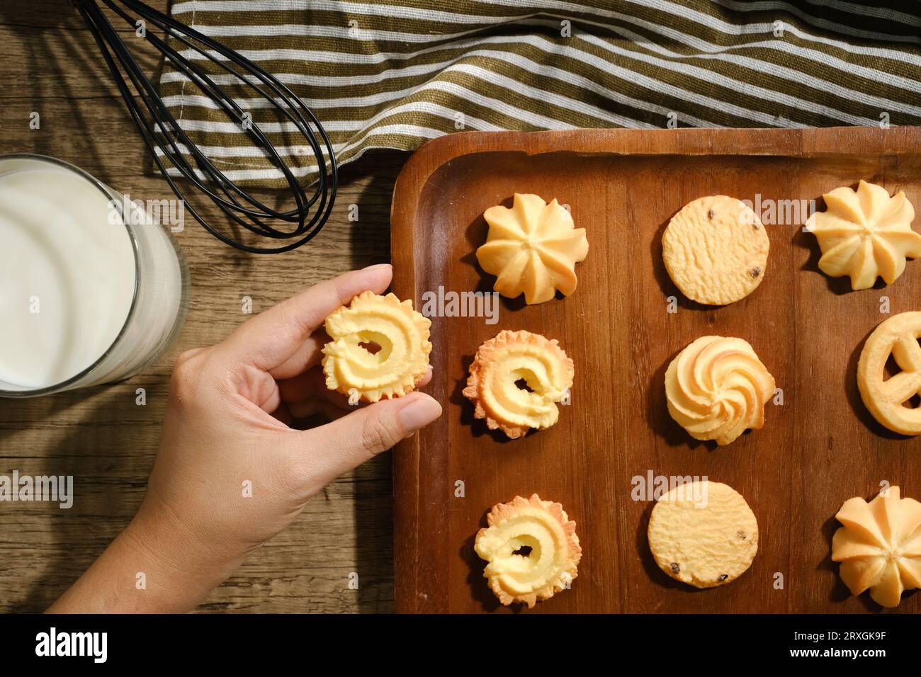 Woman taking hazelnut chocolate hi-res stock photography and images - Alamy