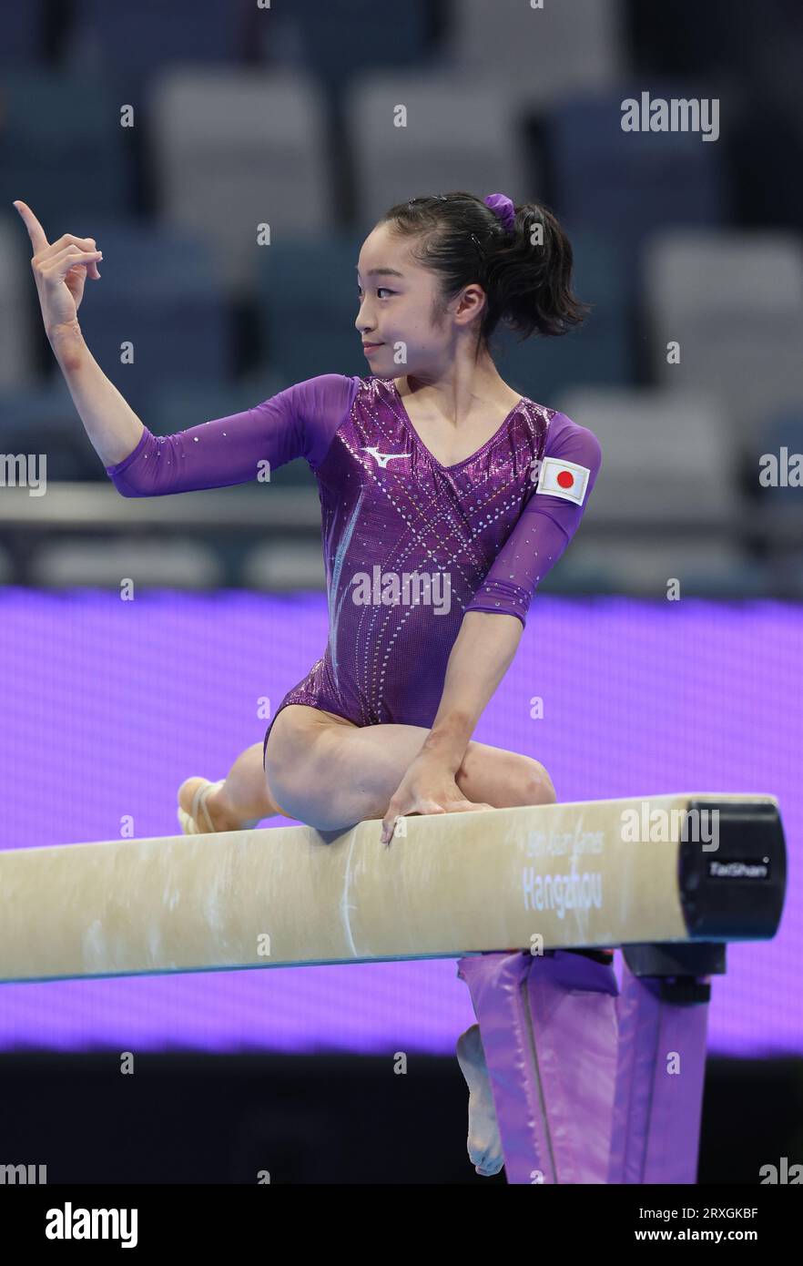 Hangzhou, China's Zhejiang Province. 25th Sep, 2023. Okamura Mana of ...