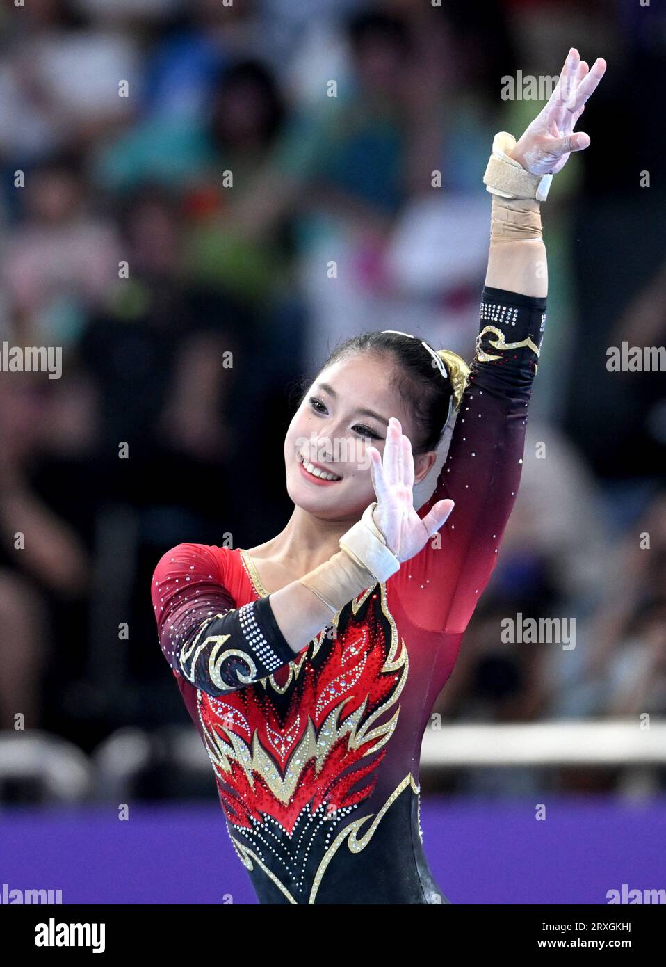 Hangzhou, China's Zhejiang Province. 25th Sep, 2023. Zuo Tong of China ...