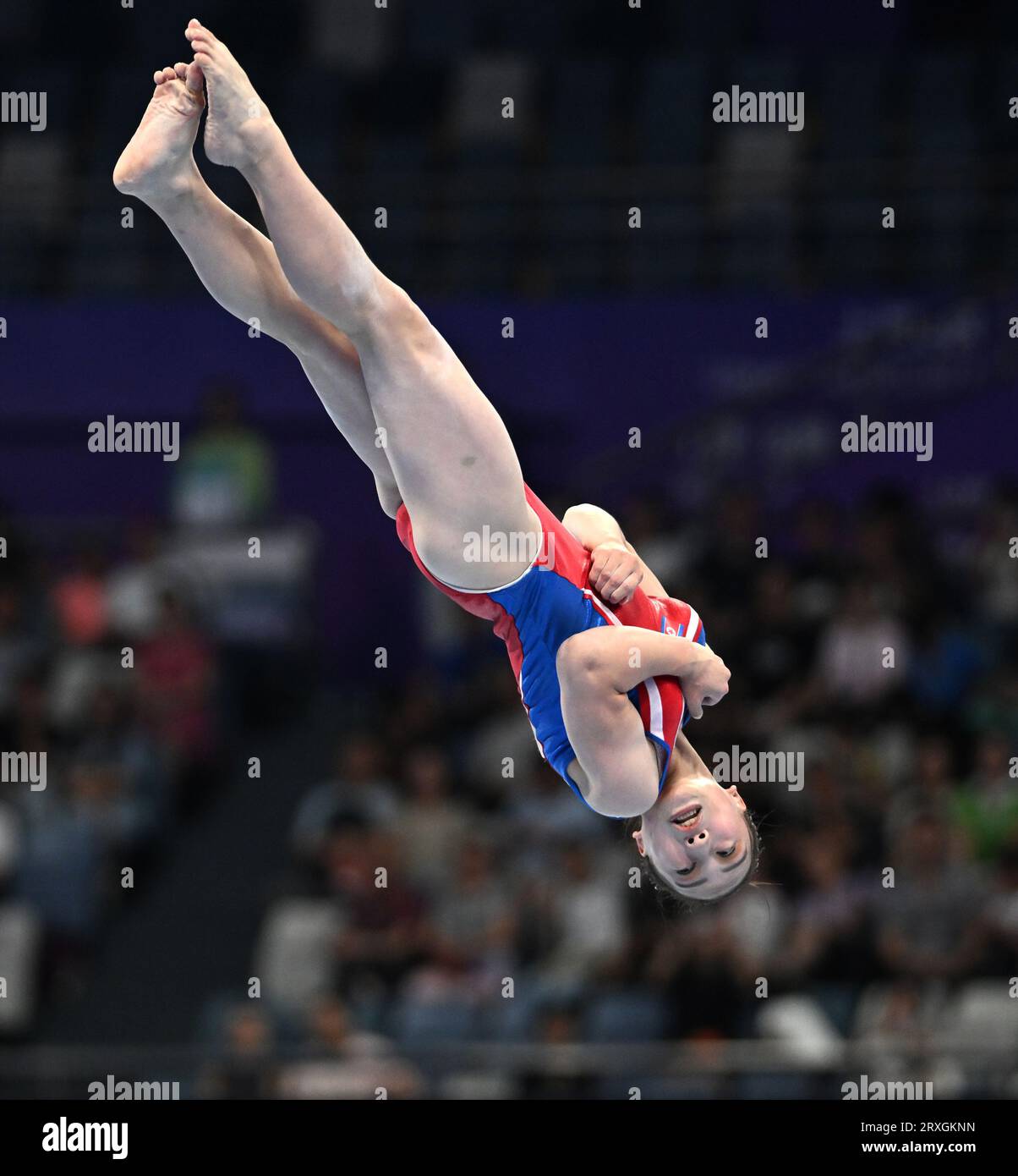 Hangzhou, China's Zhejiang Province. 25th Sep, 2023. Kim Sujong of the ...