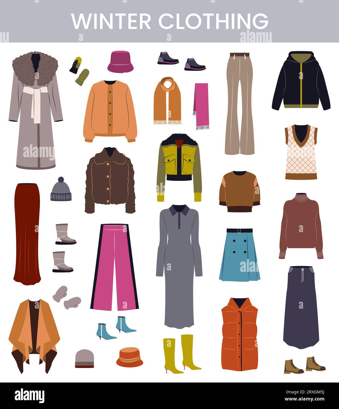 Woman wearing jeans sweater Stock Vector Images - Alamy