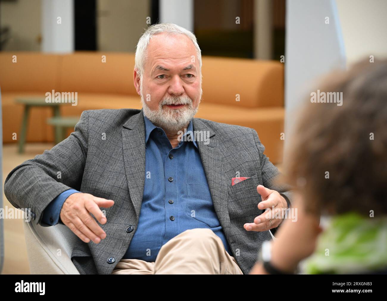 Berlin, Germany. 25th Sep, 2023. Markus Meckel, former SPD politician ...