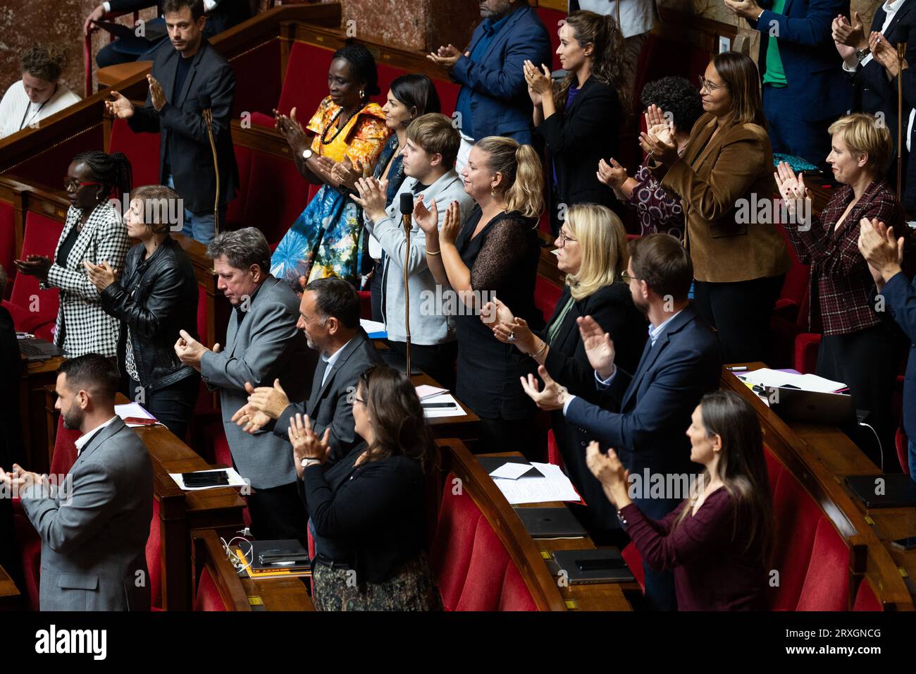 Paris, France. 25th Sep, 2023. French deputy and president of La France ...