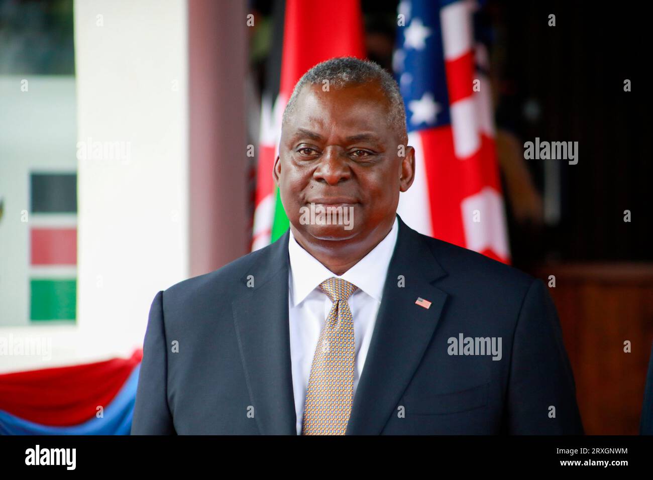 Nairobi, Kenya. 25th Sep, 2023. United States Secretary of Defence ...