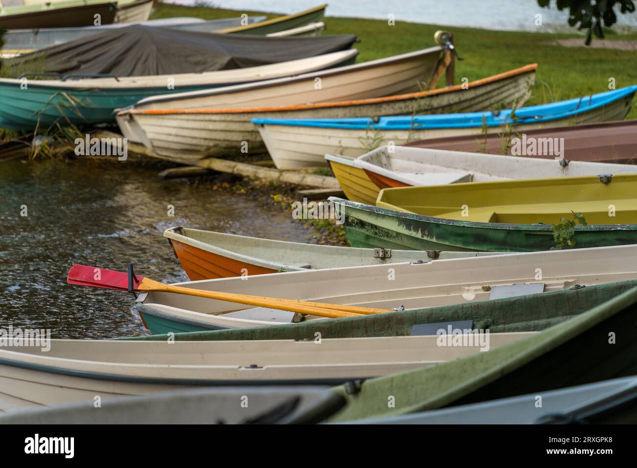 Rowboats on the beach hi-res stock photography and images - Alamy