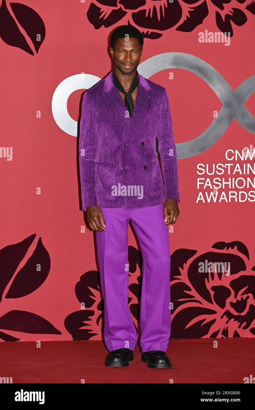 Sadiq Desh attends the CNMI Sustainable Fashion Awards 2023 during ...