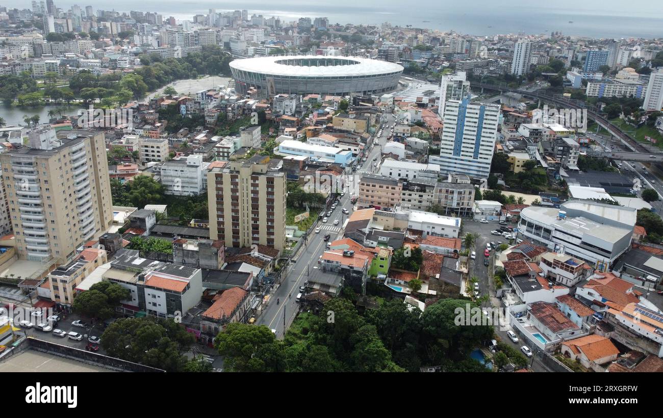 salvador, bahia, brazil - september 2, 2022: aerial view of the Brotas ...
