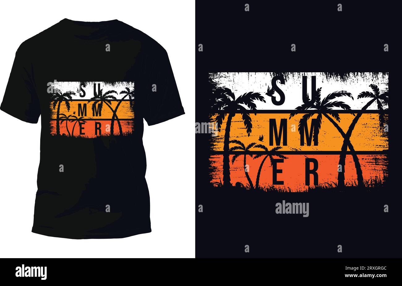 Summer T Shirt Design Vector Stock Vector Image & Art - Alamy