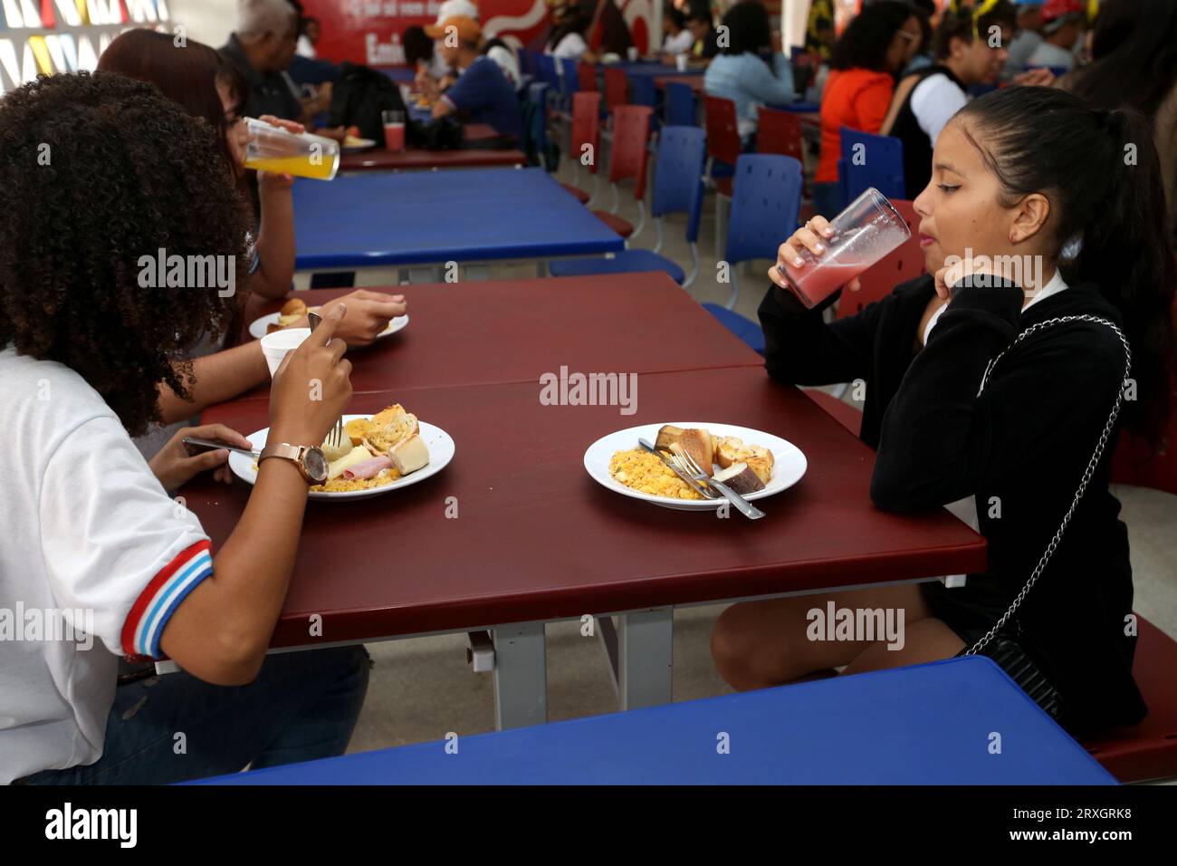 curuca, bahia, brazil - september 18, 2023: public school students are ...