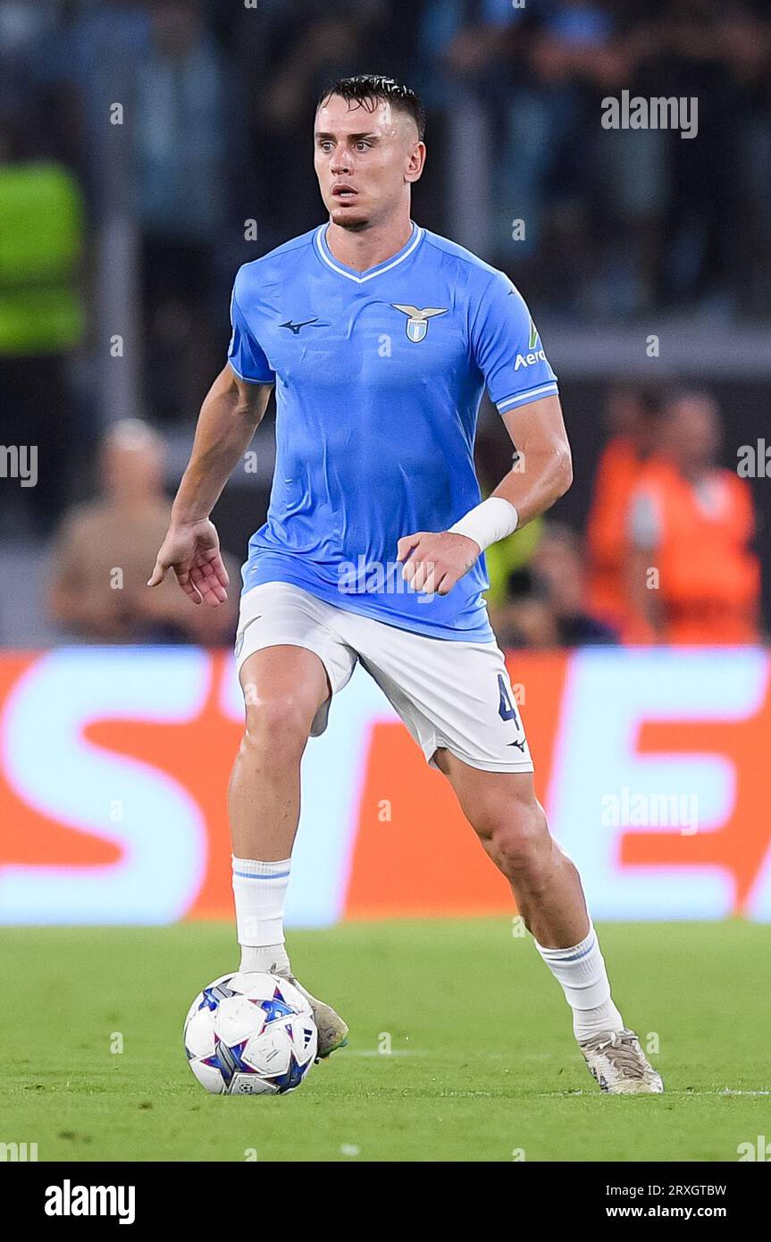Rome, Italy. 19th Sep, 2023. Gil Patric of SS Lazio during the UEFA ...
