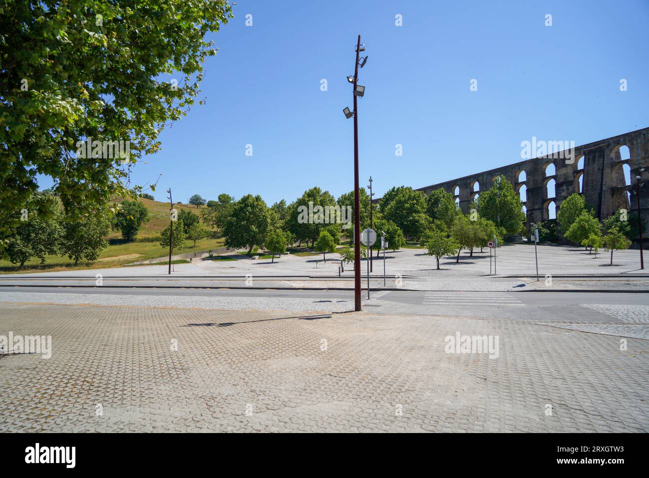 Aqueducts in Portugal are ancient water pipes reminiscent of stone ...