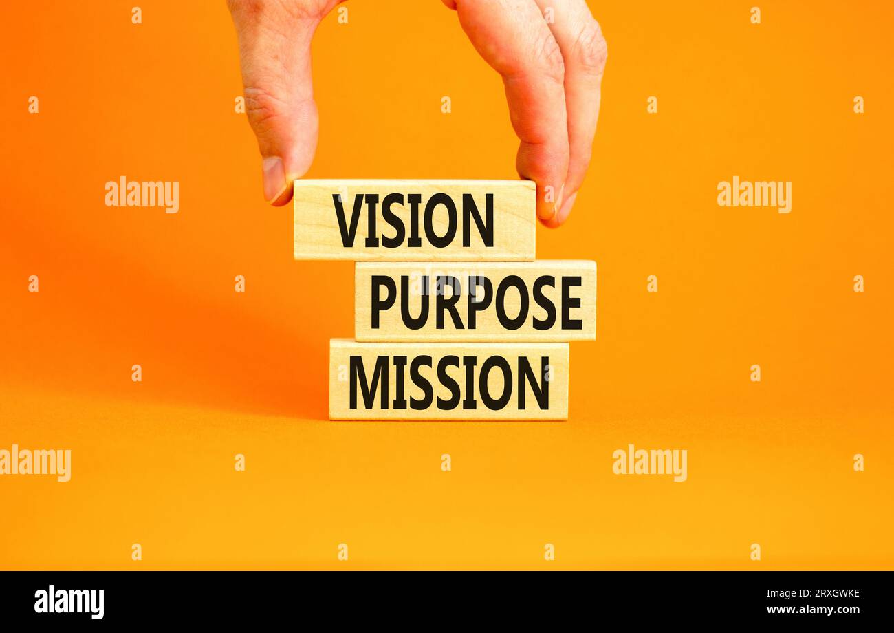 Vision purpose mission symbol. Concept word Vision Purpose Mission on ...