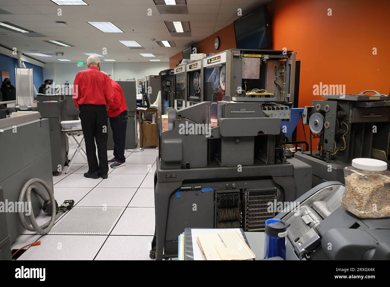 3-3-2022: Mountain VIew, California: IBM machines, Computer science ...