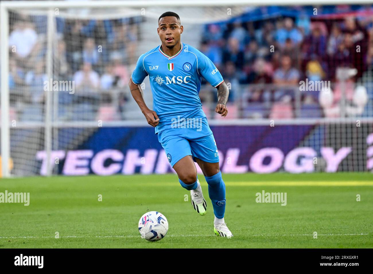 Natan Bernardo de Souza of SSC Napoli in action during the Serie A ...