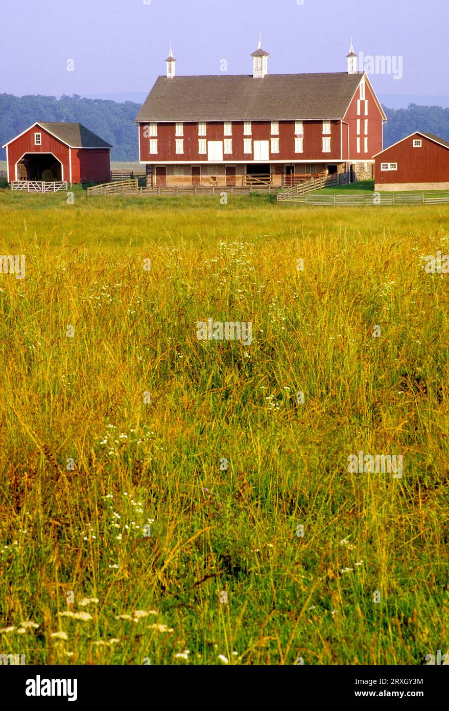 Codori Farm, Gettysburg National Military Park, Pennsylvania Stock ...