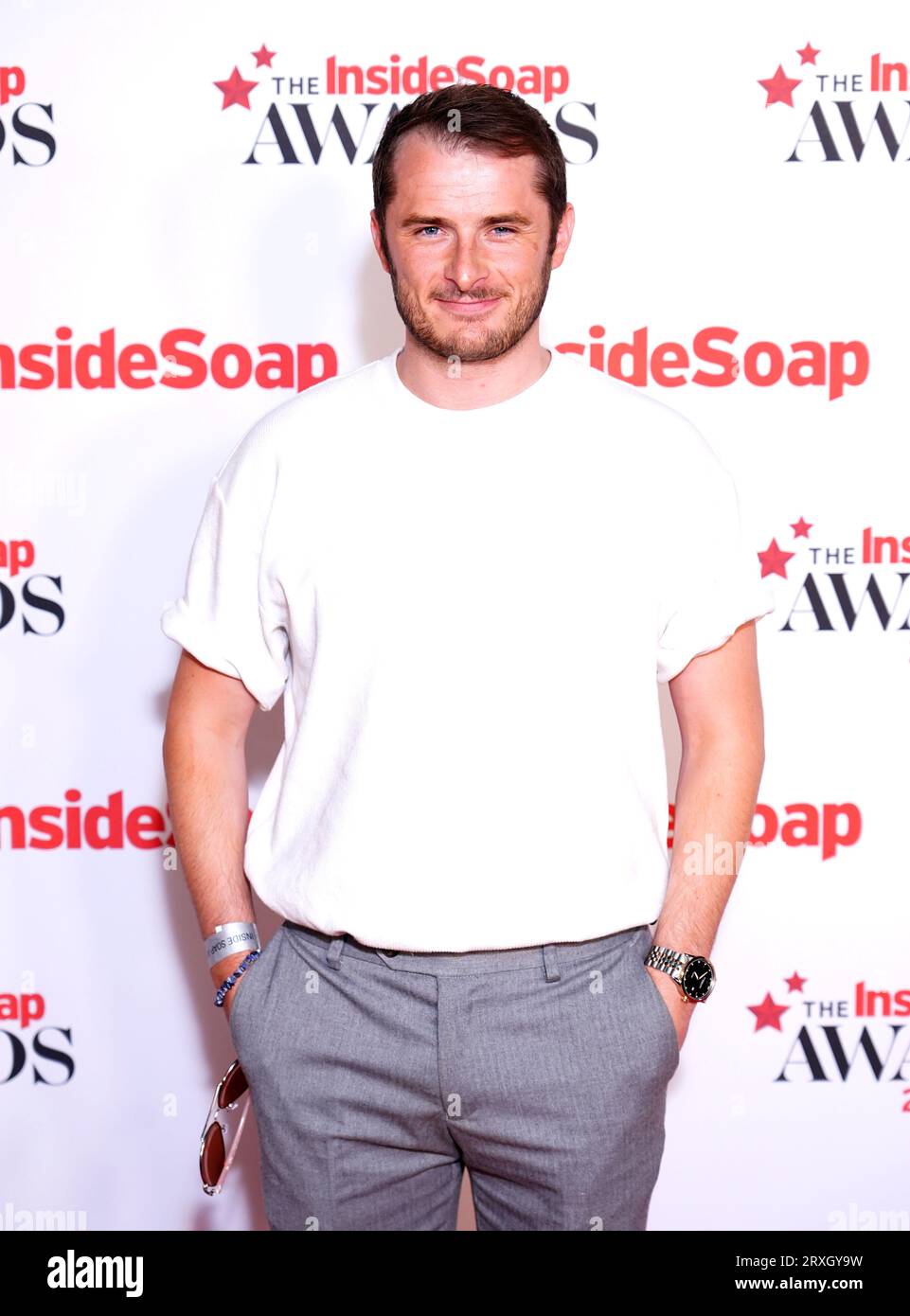 Max Bowden attending the Inside Soap Awards at Salsa Temple in London ...